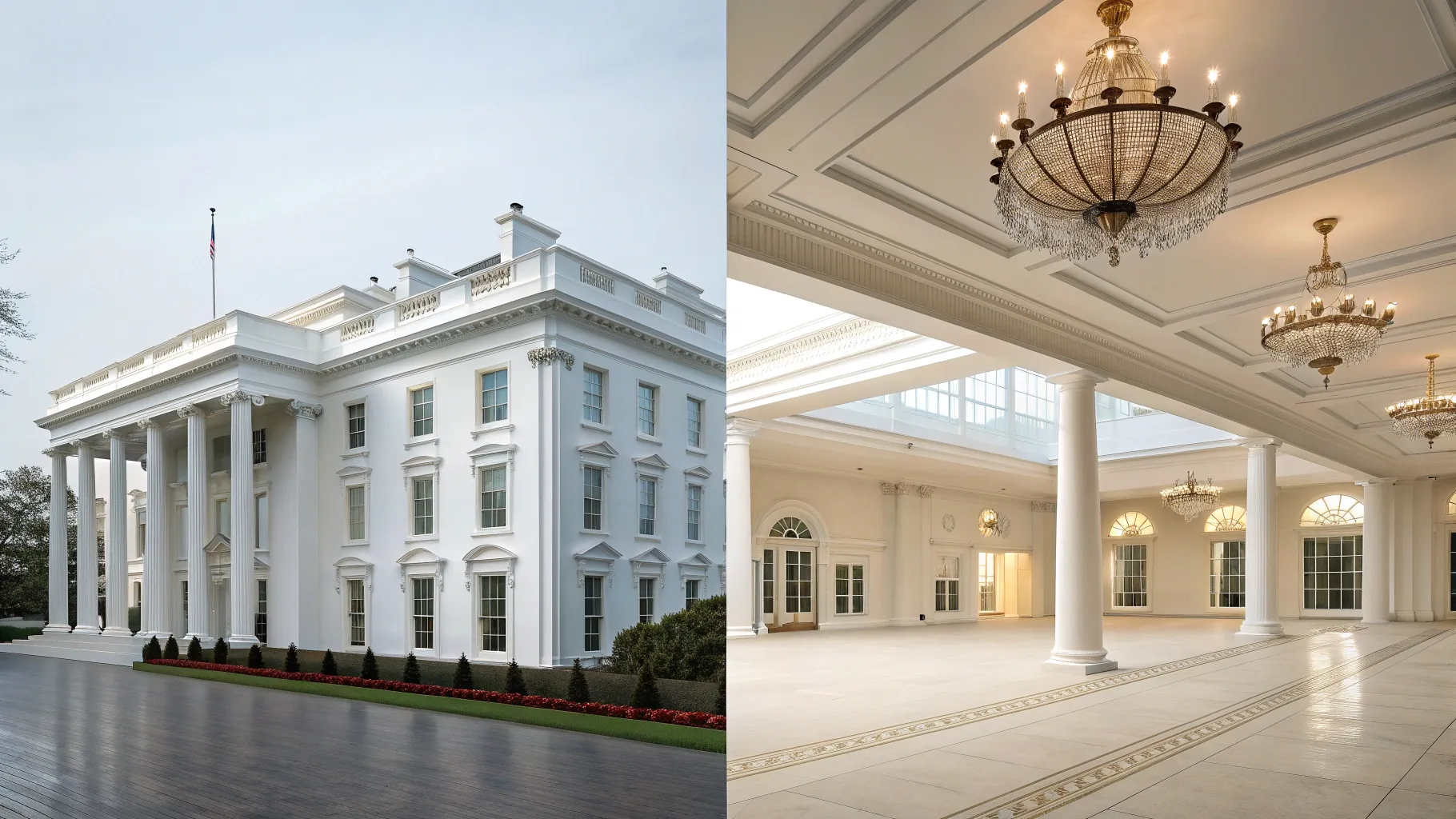 Trump Plans White House Ballroom Construction in East Wing